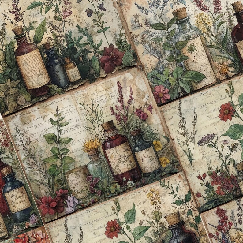 Apothecary Junk Journal | Vintage Pharmacy | Magic Apothecary Pages ...