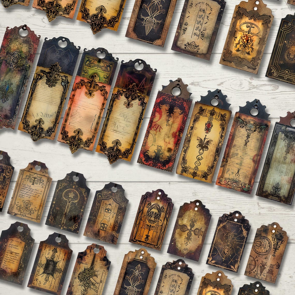 Gothic Junk Journal Ephemera | Goth Printables | Dark Art Addons ...