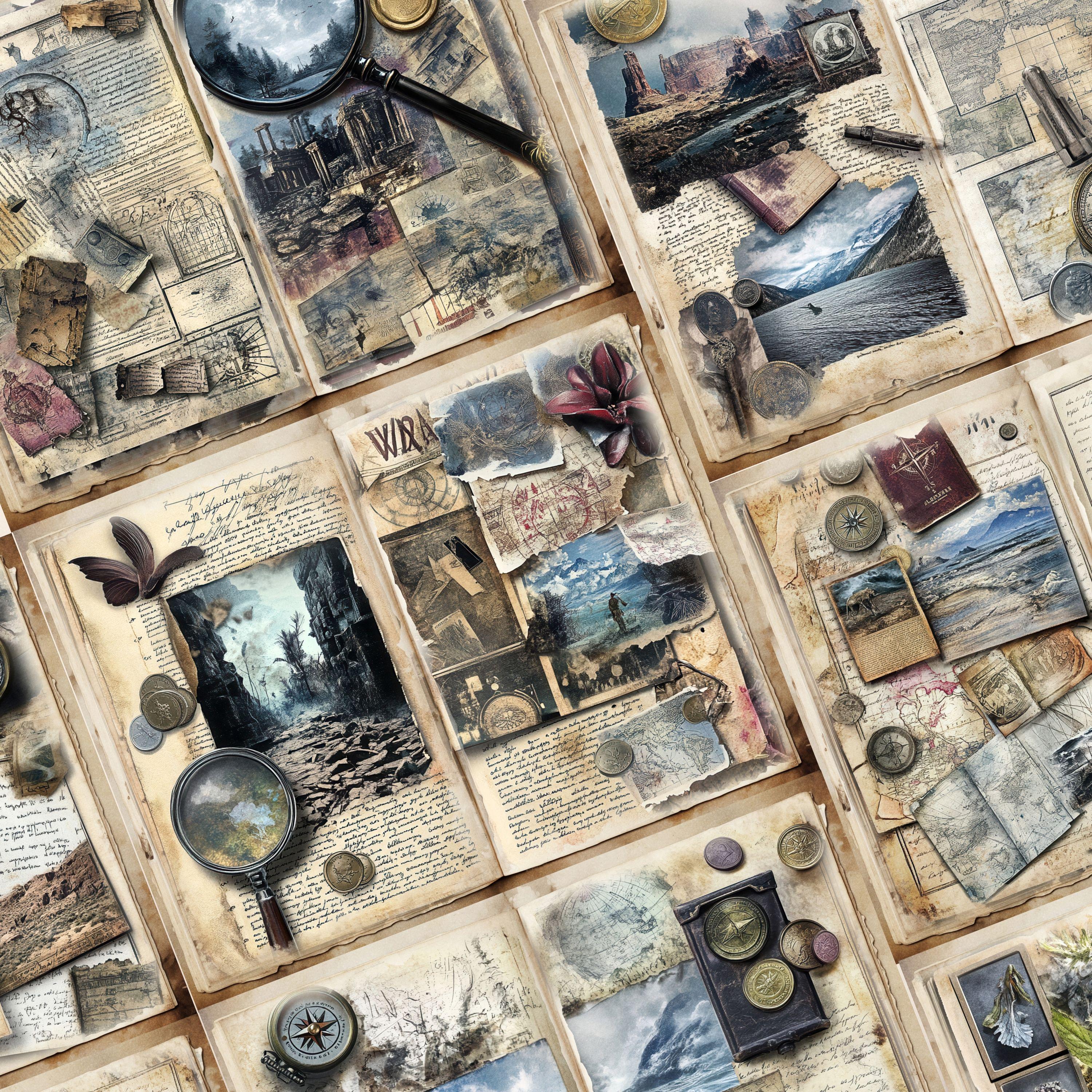Cabinet of Curiosities Explorer Collection Junk Journal | Victorian ...