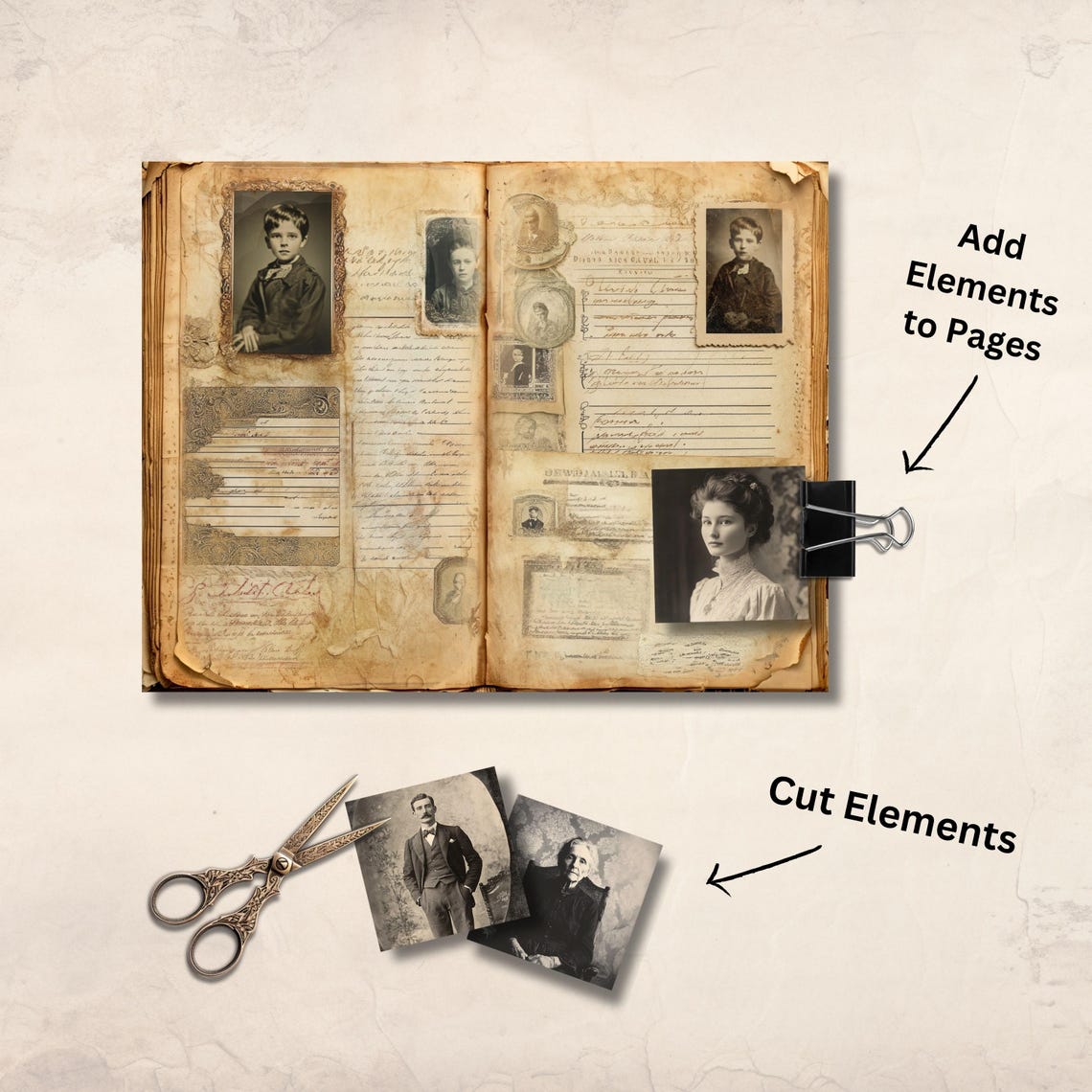 Forgotten Family Archive – Printable Vintage Junk Journal Kit ...