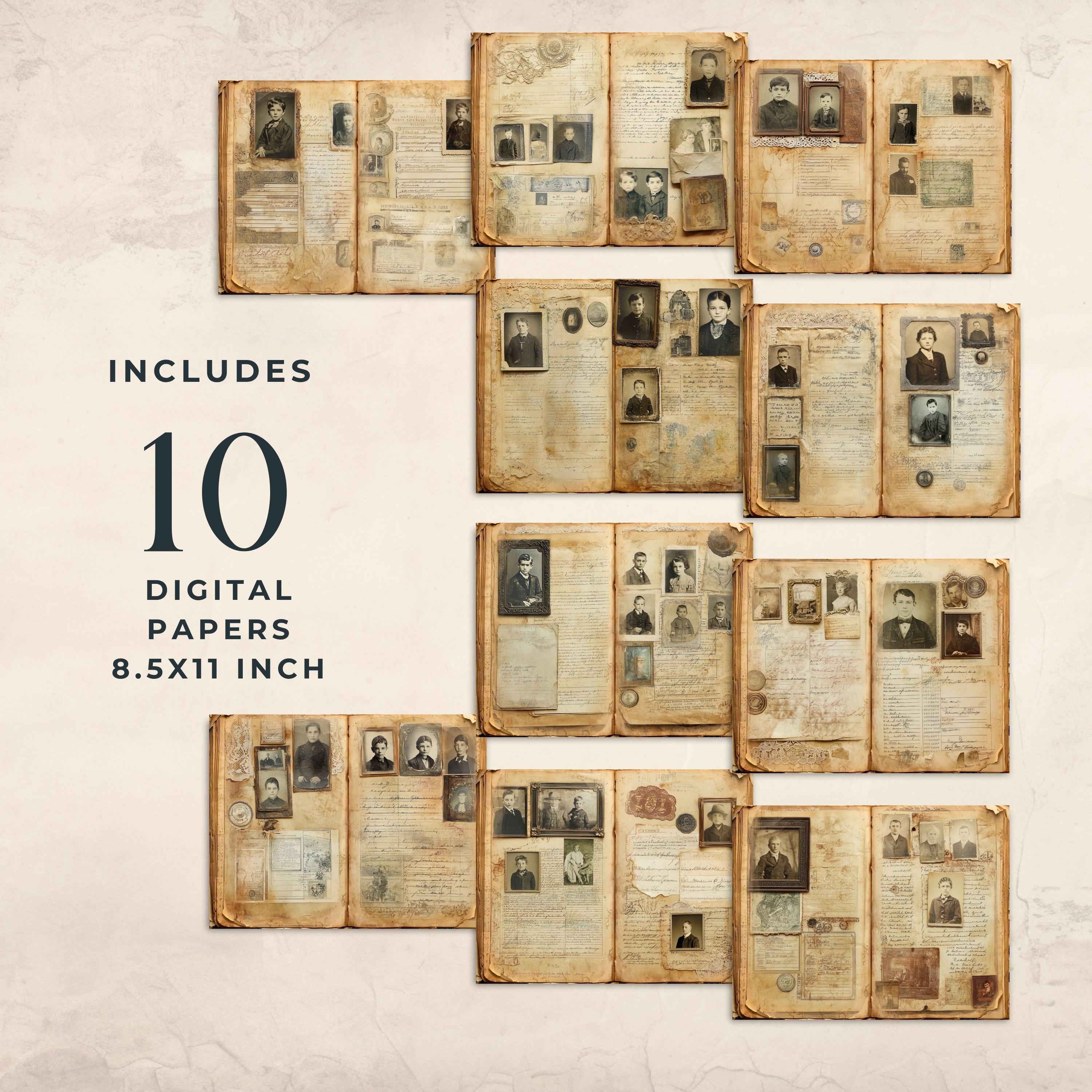 Forgotten Family Archive – Printable Vintage Junk Journal Kit ...
