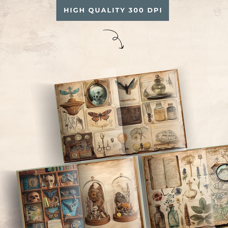 Cabinet of Curiosities Mini Books – Set of 4 | Printable Mini Books for ...