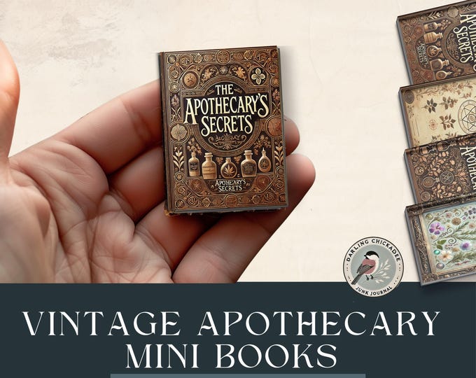 Vintage Embroidery Mini Books – Set of 4 | Vintage Textile-inspired ...