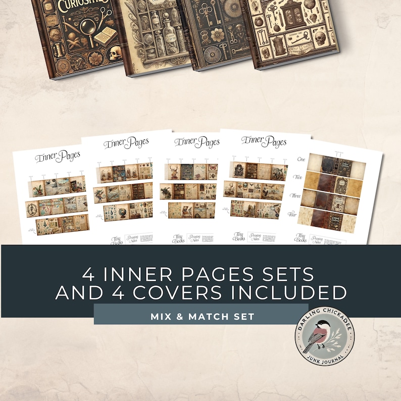 Cabinet of Curiosities Mini Books – Set of 4 | Printable Mini Books for ...