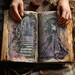 Gothic Maiden Junk Journal Gothic Glamour Pages Black Dress Halloween ...