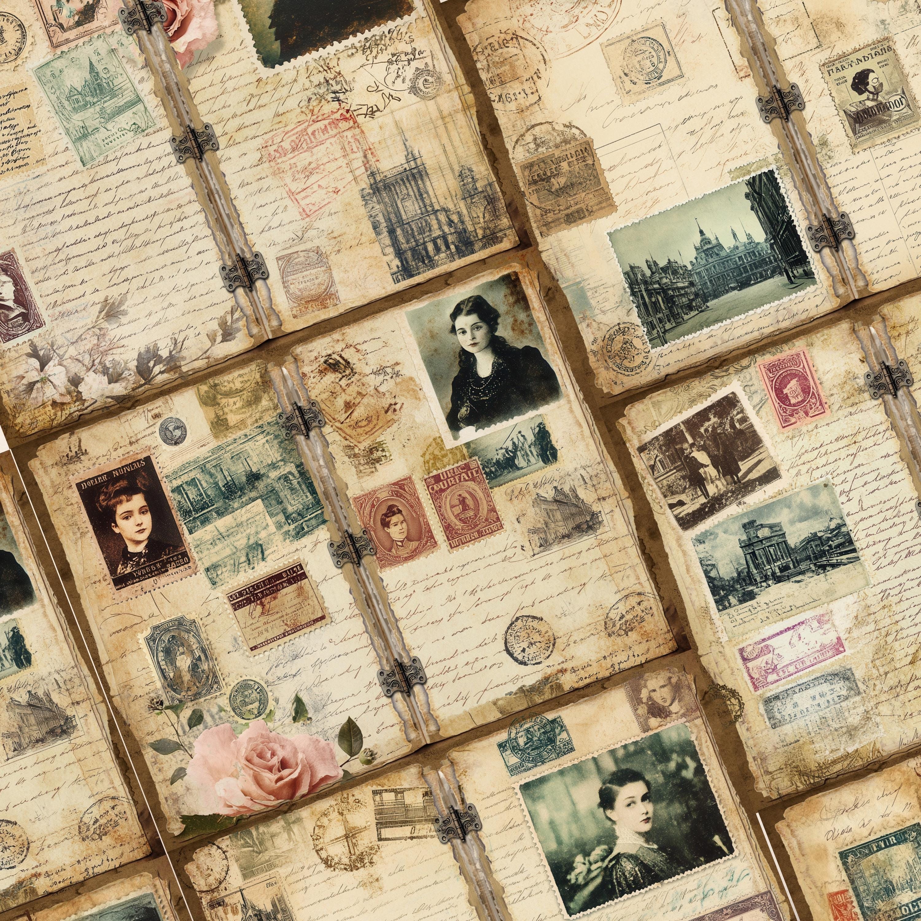 Forgotten Diary – Vintage Printable Junk Journal Kit With Portraits ...