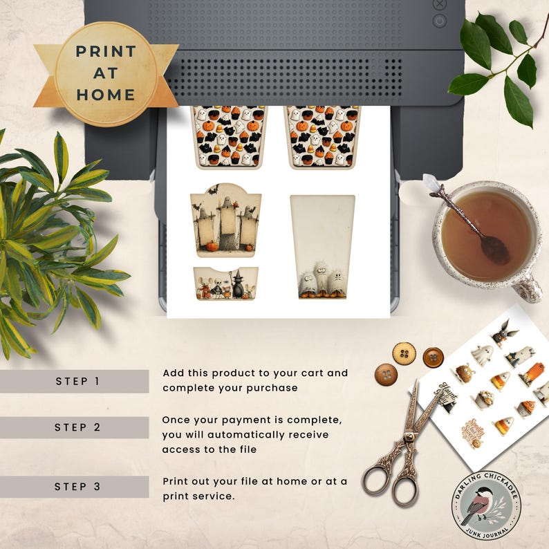 Mischief Club Hidden Notes Kit | Printable Halloween Ephemera | Junk ...