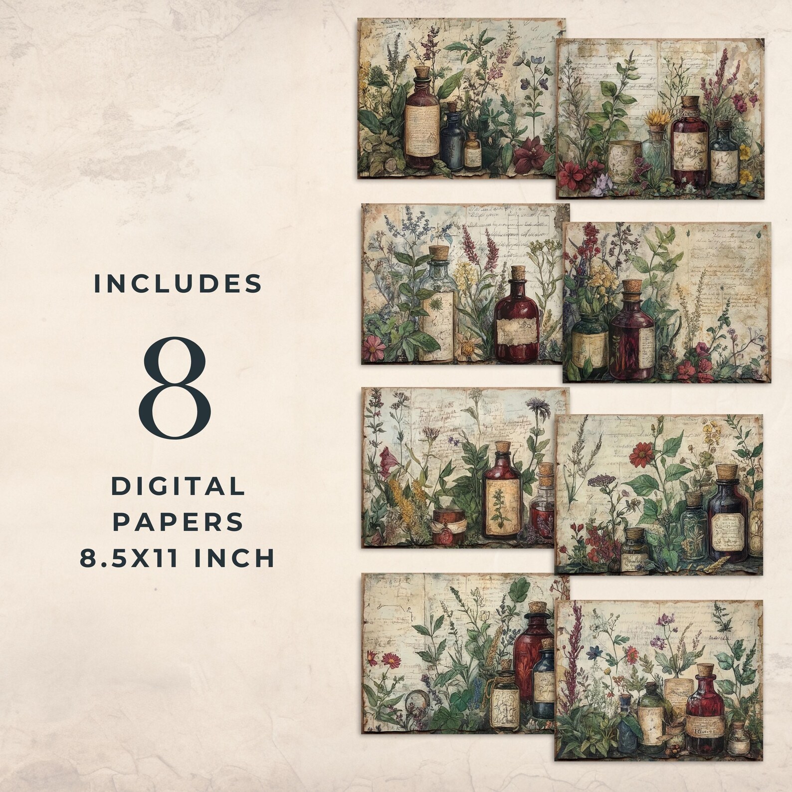 Apothecary Junk Journal | Vintage Pharmacy | Magic Apothecary Pages ...