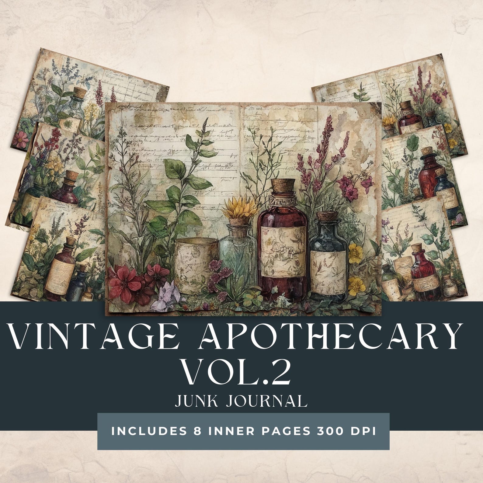 Apothecary Junk Journal | Vintage Pharmacy | Magic Apothecary Pages ...