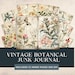 Floral Junk Journal | Vintage Ephemera | Vintage Journal Pages ...