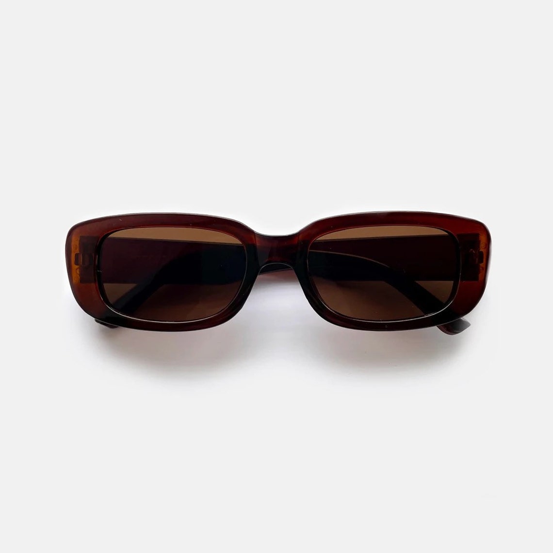 Classic Retro Round Rectangle Sunglasses | Square Vintage Glasses for ...