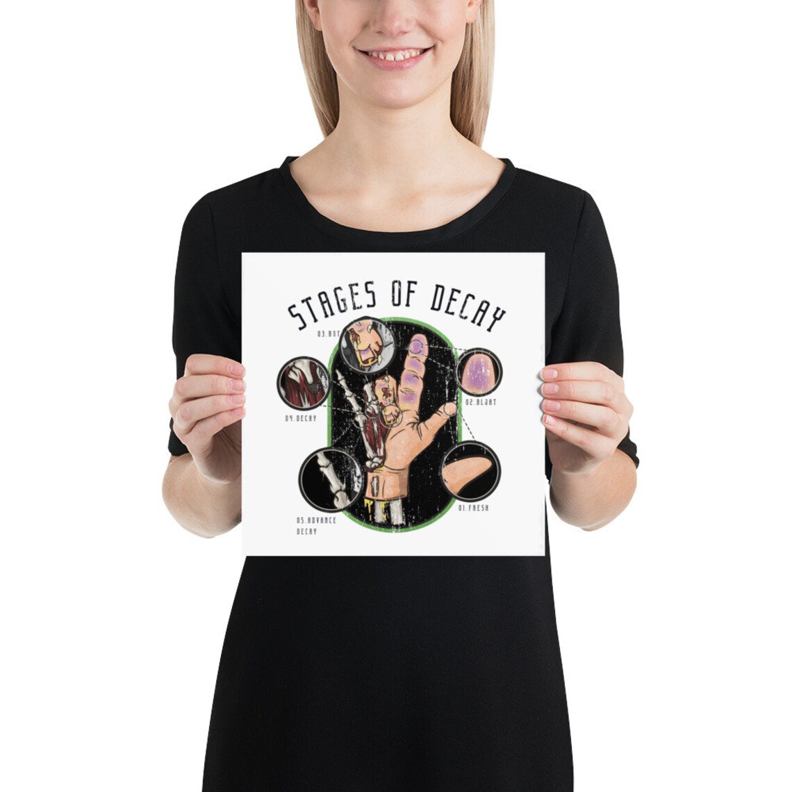 5 Stages of Decay / Stages of Composition Coroner Poster / - Etsy Australia
