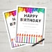 Happy Birthday Card, Certificate, Birthday Card, Student Birthday Award ...