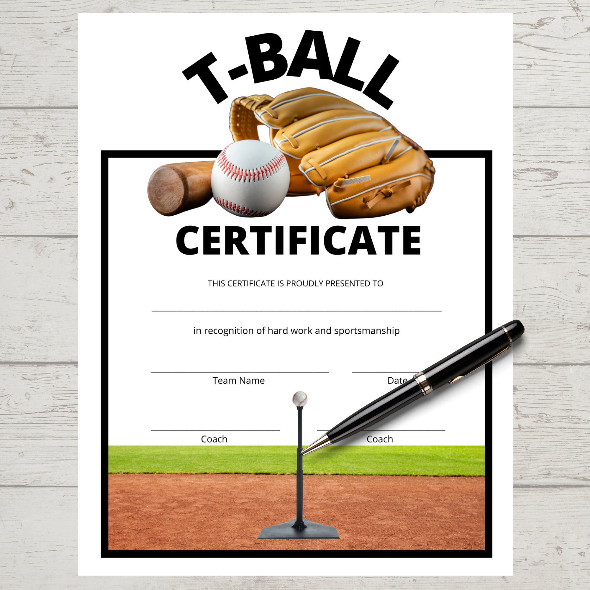 Baseball Certificate, Achievement, Award, Sports MVP, Certificate of ...