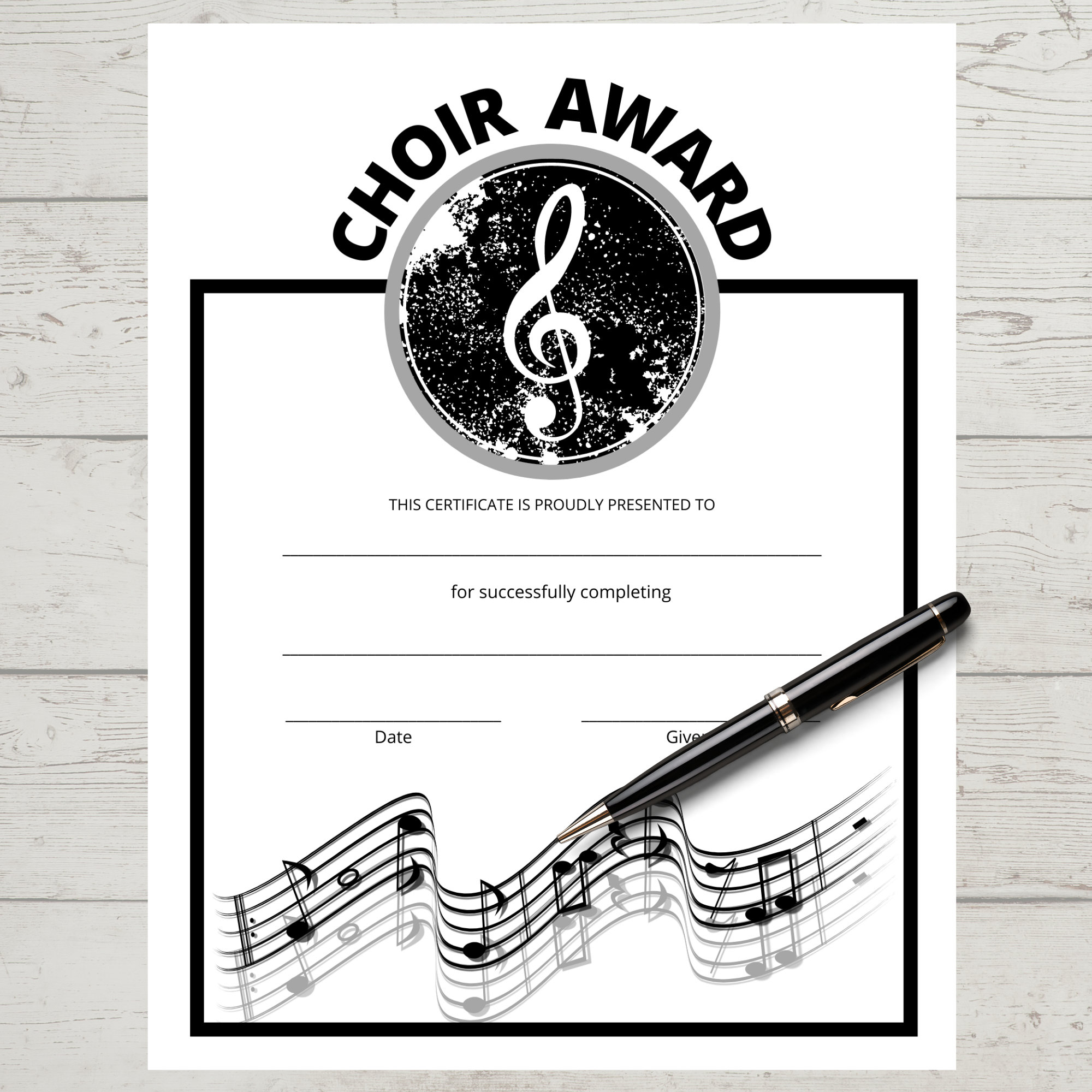 Certificate of Achievement, Music Award, Choir Award,orchestra Award ...