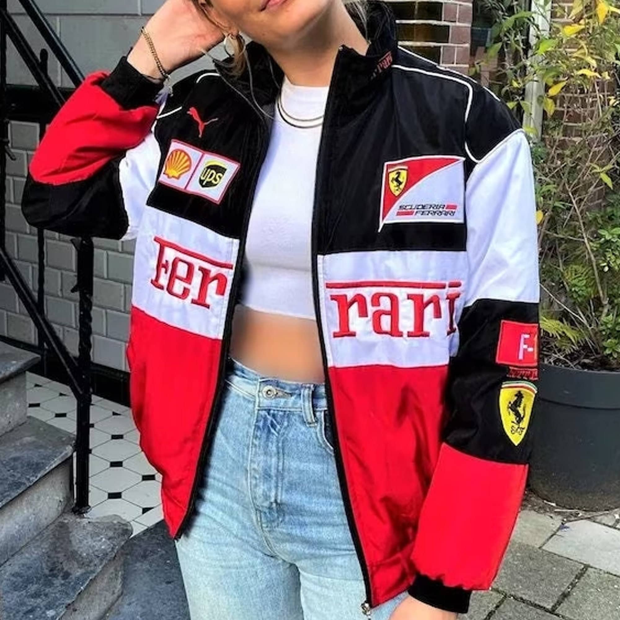 Racing Jacket Vintage Bomber Streetwear for Men & Women - Etsy