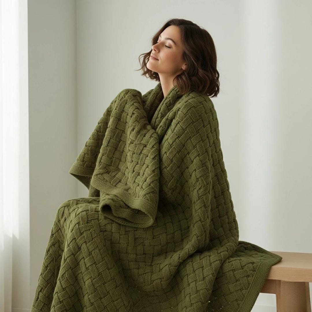 Soft Wool Throw Blanket: King/queen Size, Soft & Breathable - Etsy