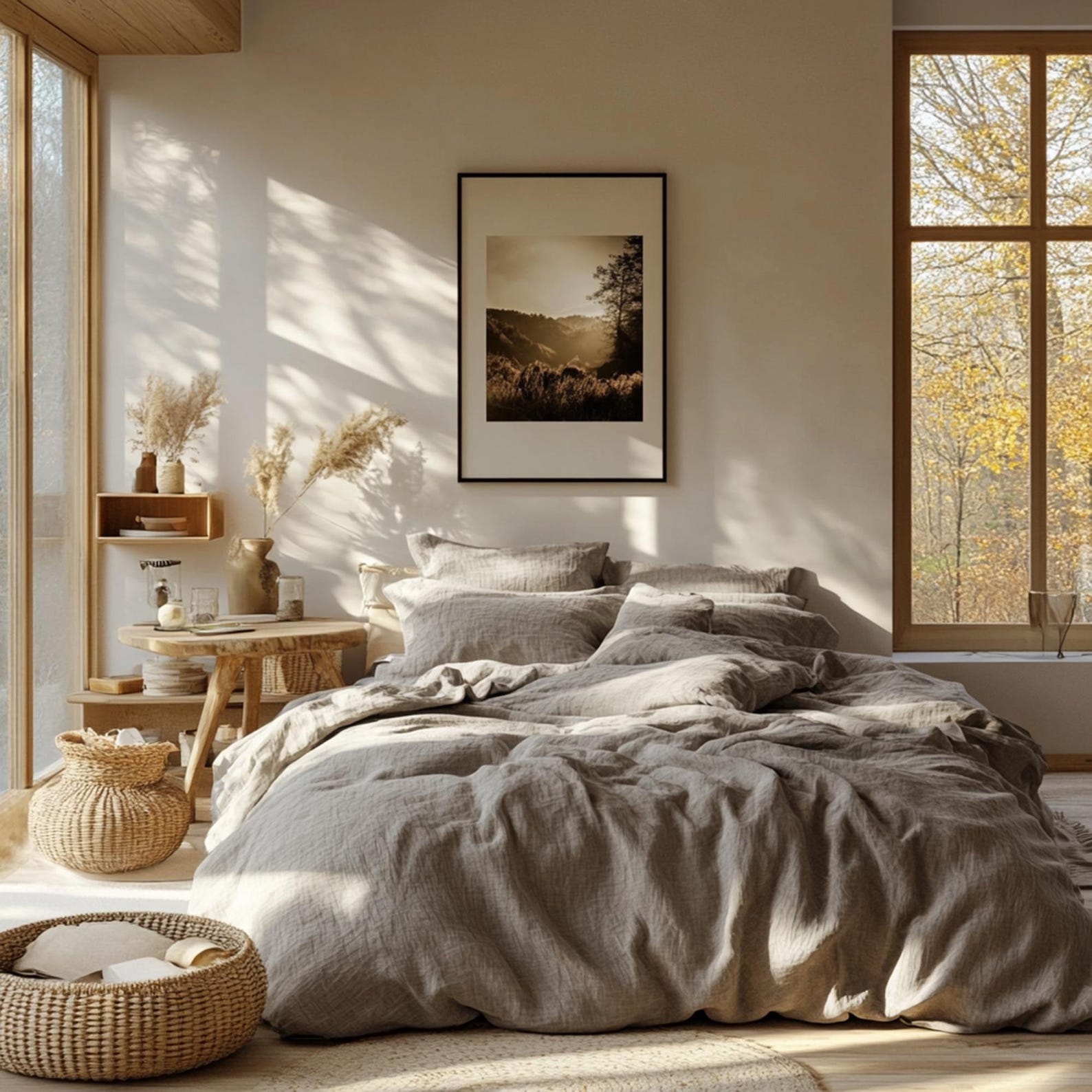 Organic Muslin Cotton Bedding Set: Breathable Gauze Duvet Cover - Etsy