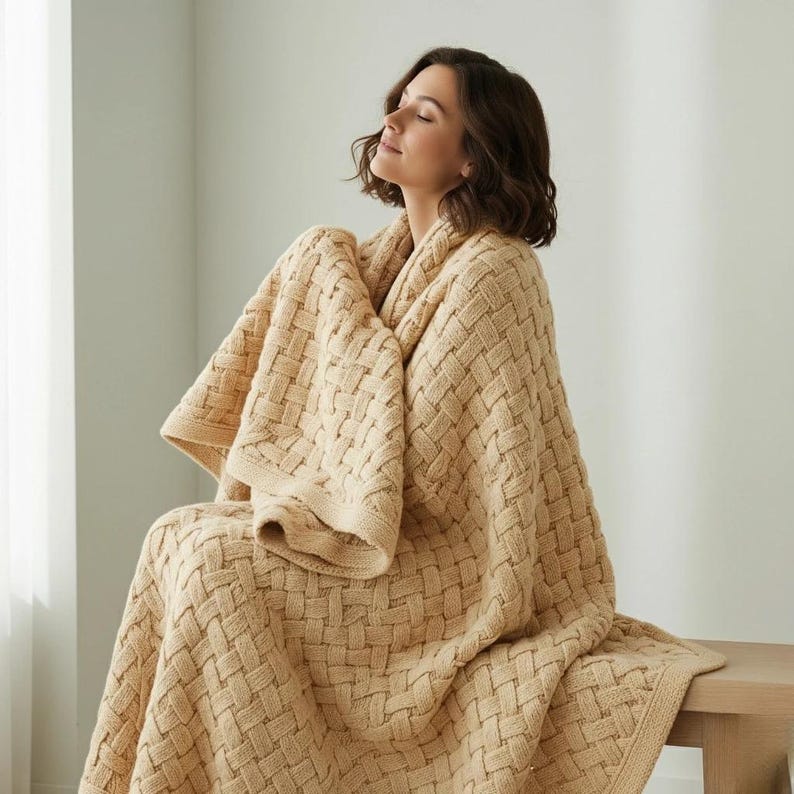Soft Wool Throw Blanket: King/queen Size, Soft & Breathable - Etsy