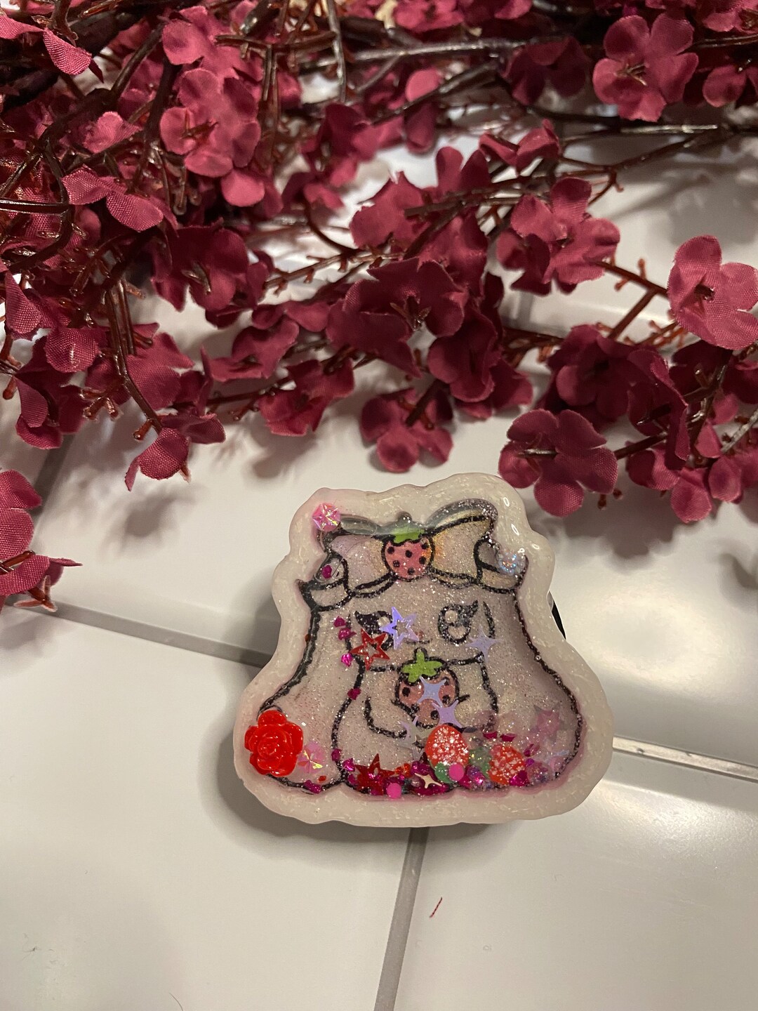 Handmade Kawaii Bunny Rabbit Liquid Shaker Phone Grip - Etsy