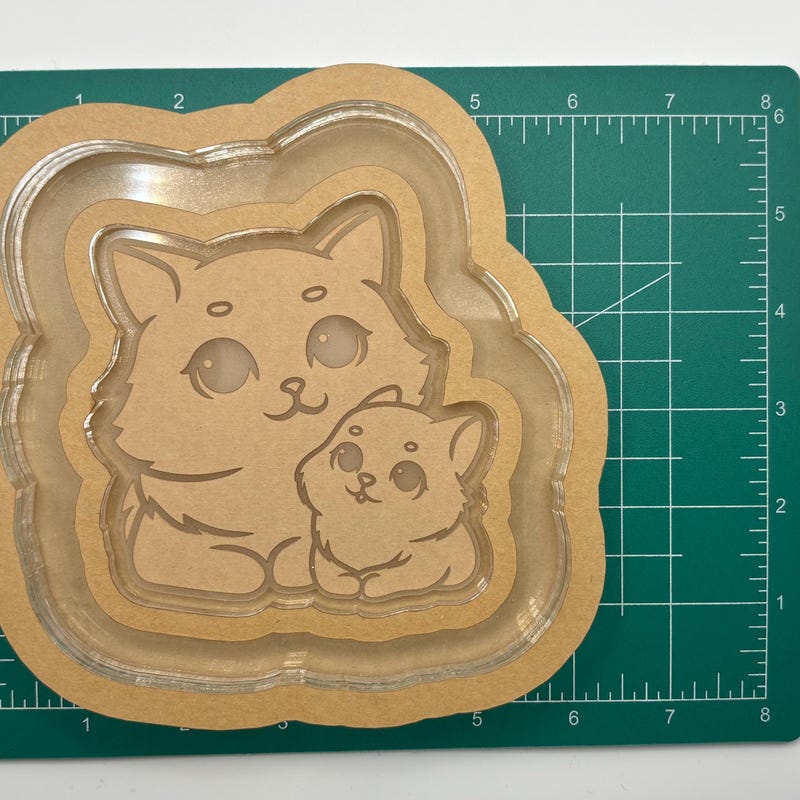 Shaker Coaster Mold - Etsy