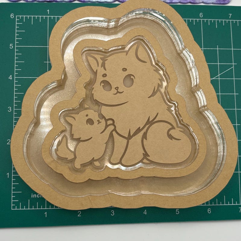 Shaker Coaster Mold - Etsy