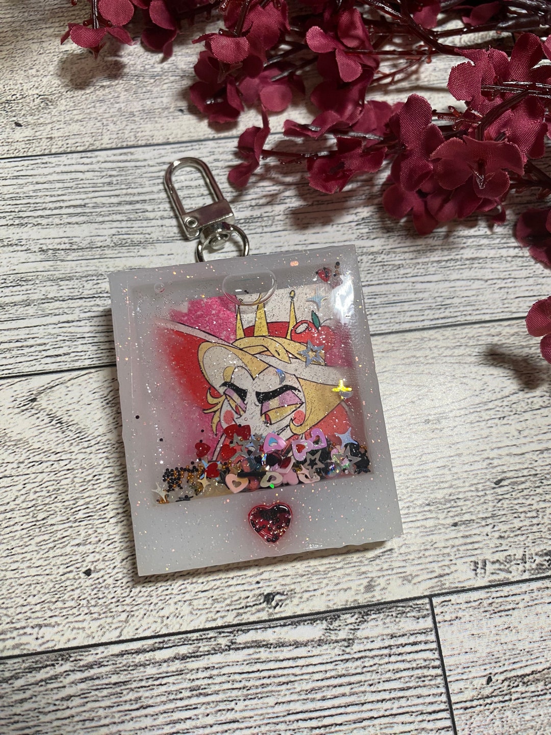 B Grade Handmade Resin Liquid Shaker Keychain - Etsy