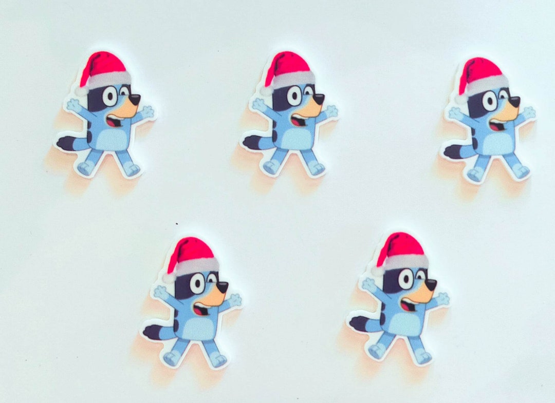 Santa Yay Bluey Planar, Flatback, Planar Resin, Embellishments ...