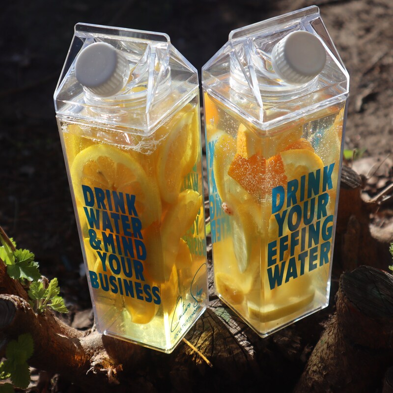 Milk Carton Water Bottle - Etsy