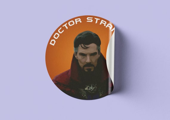 Marvel MCU Heroes Printable Digital Sticker DOCTOR STRANGE - Etsy