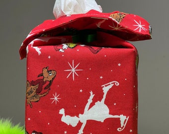 Grinch Tissue Box Cover - Etsy