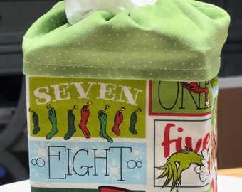 Grinch Tissue Box Cover - Etsy