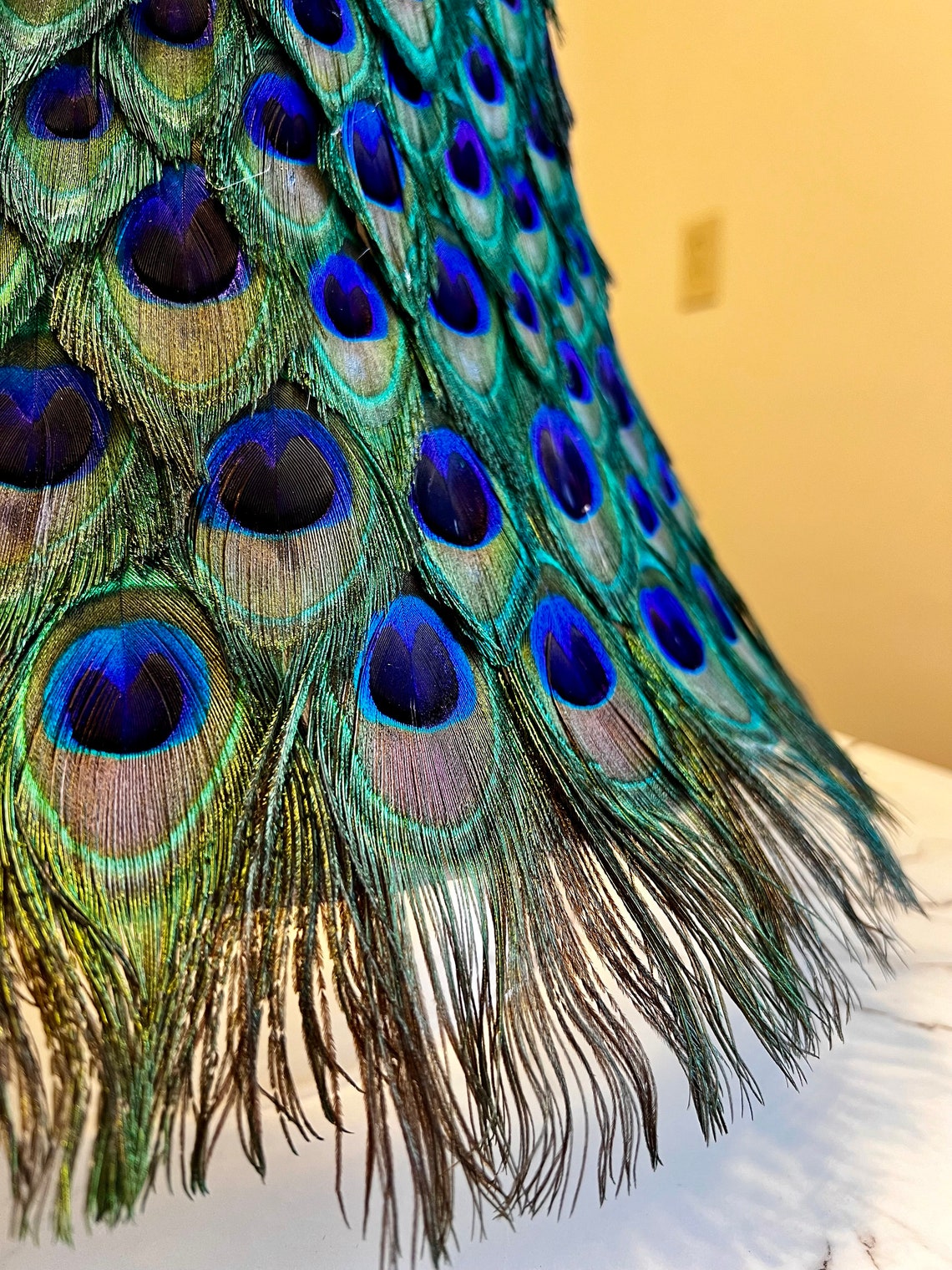 Peacock Feather Lampshade - Etsy