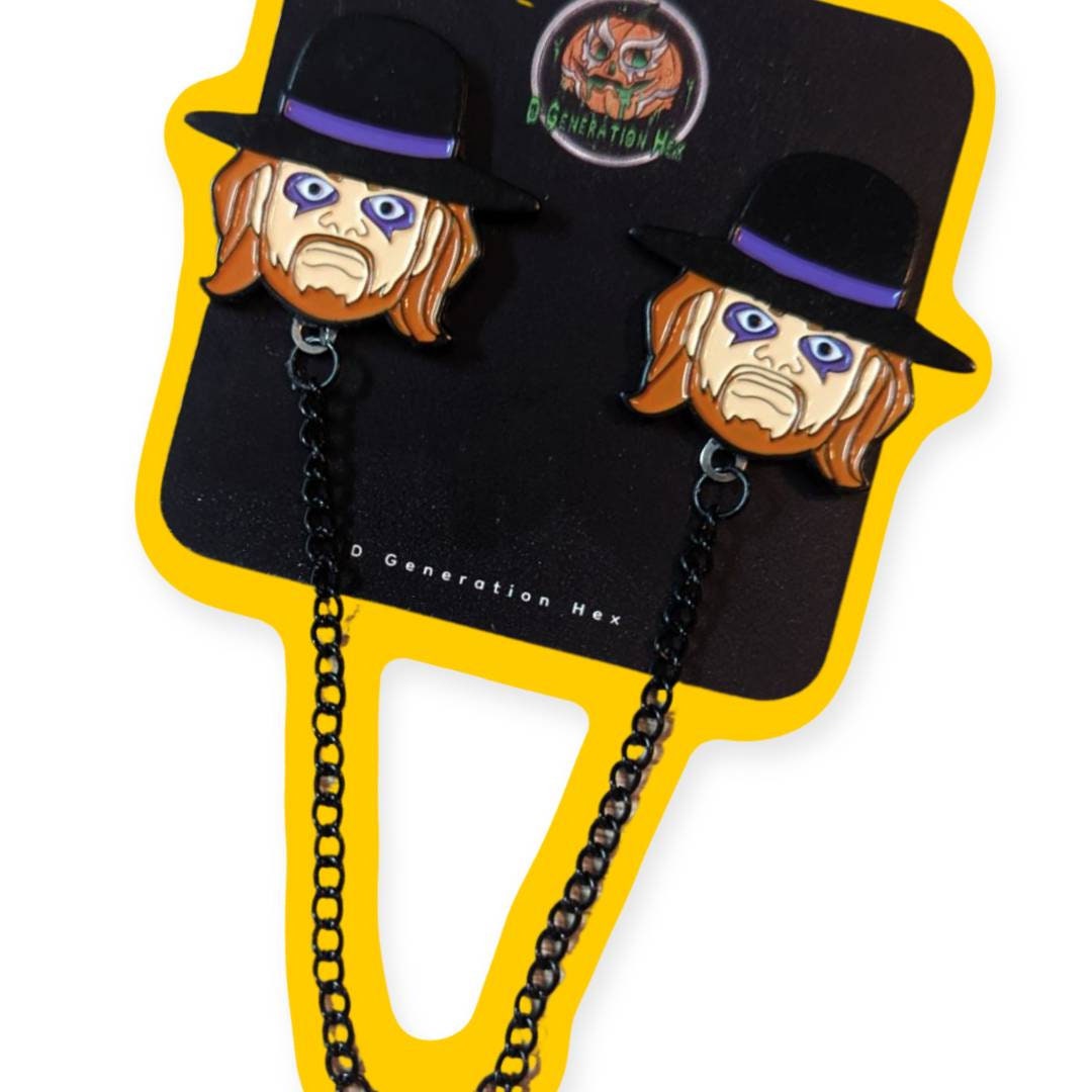 Undertaker Collar Pins - Etsy