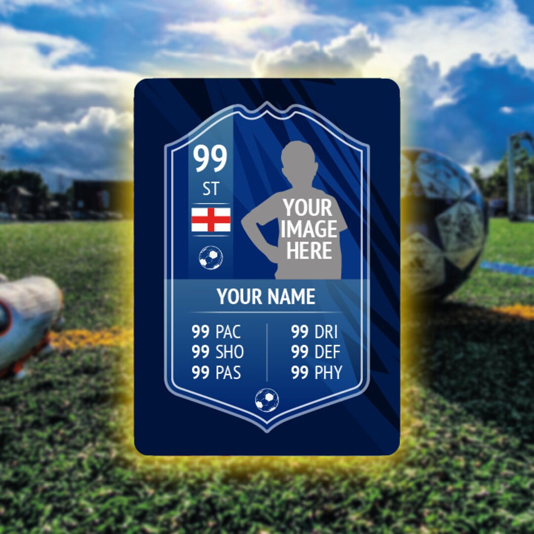 Personalized A5 TOTY FUT Card Kids Football Award Sign Custom - Etsy UK
