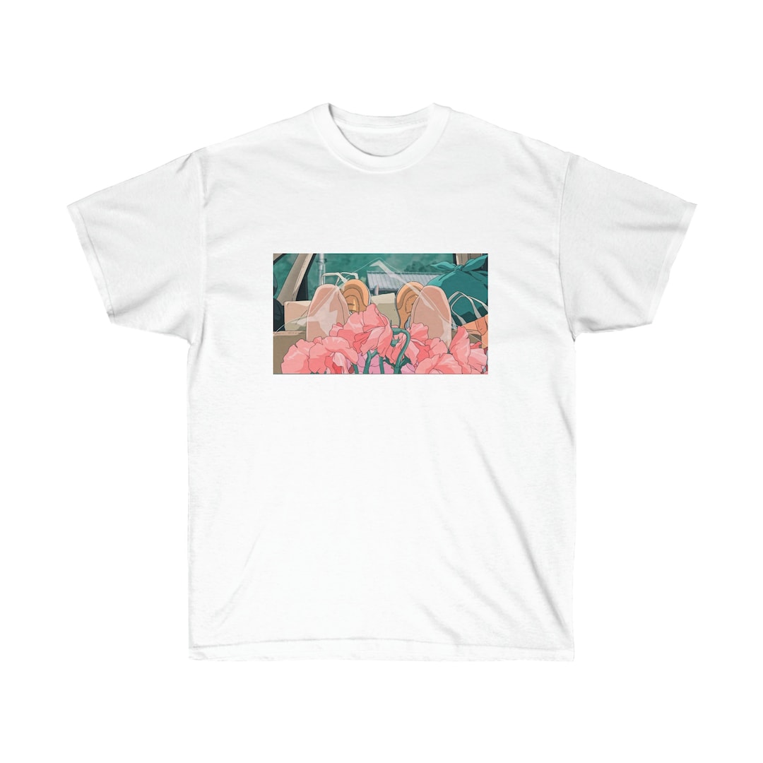 Spirited Away Tshirt Chihiro Flowers Tshirt Studio Ghibli - Etsy