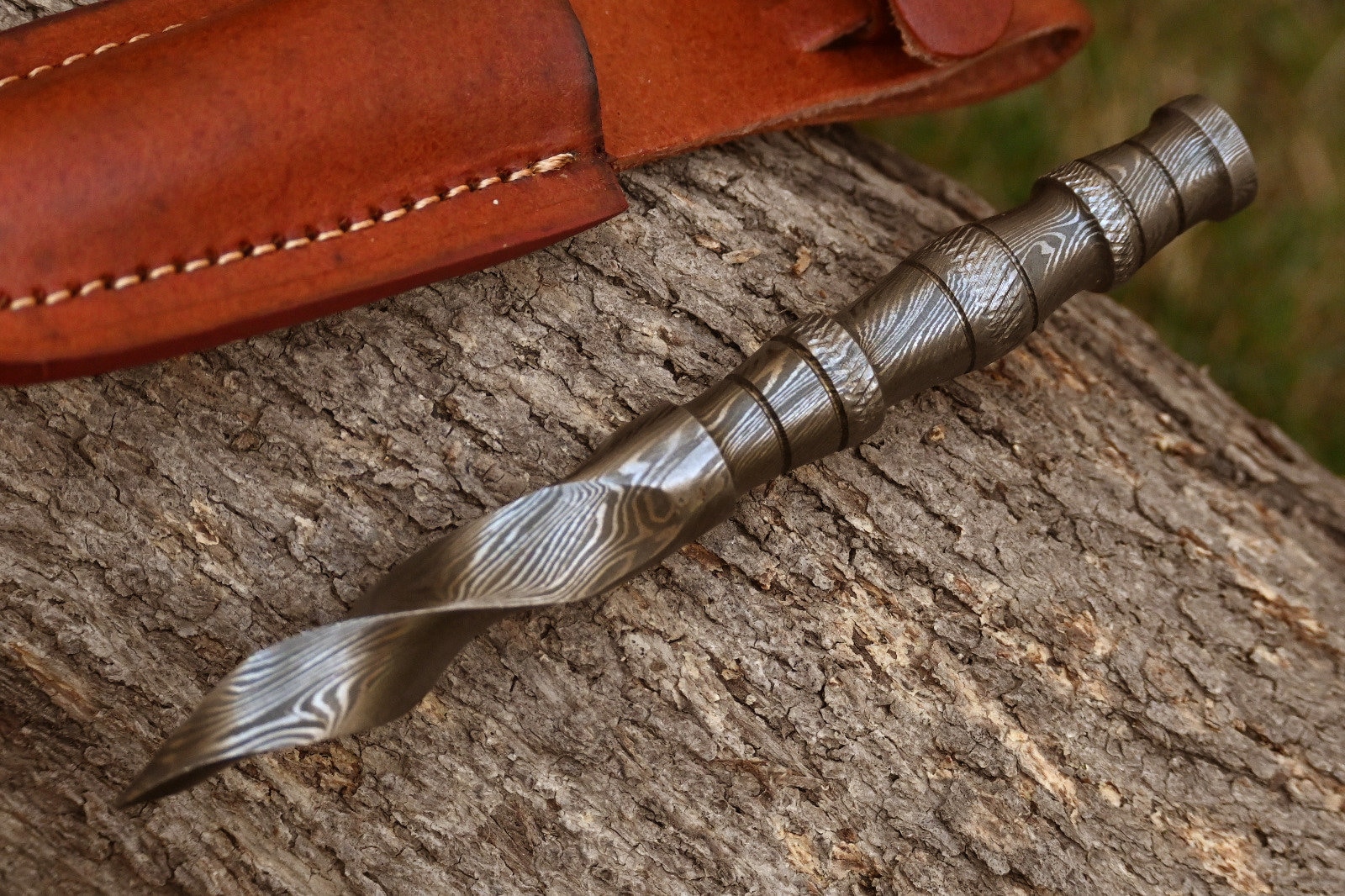 Dmascus Steel Cris Blade Knife. FD 193 - Etsy