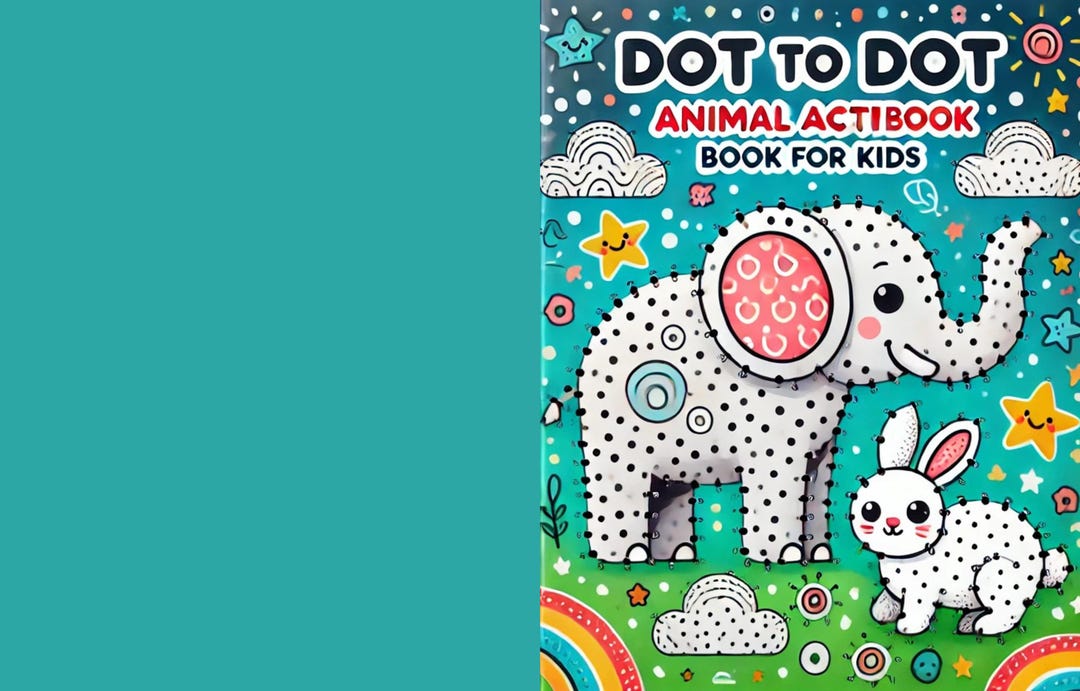 Dot to Dot Animals Activity Workbook for Kids - 50 Connect the Dots ...