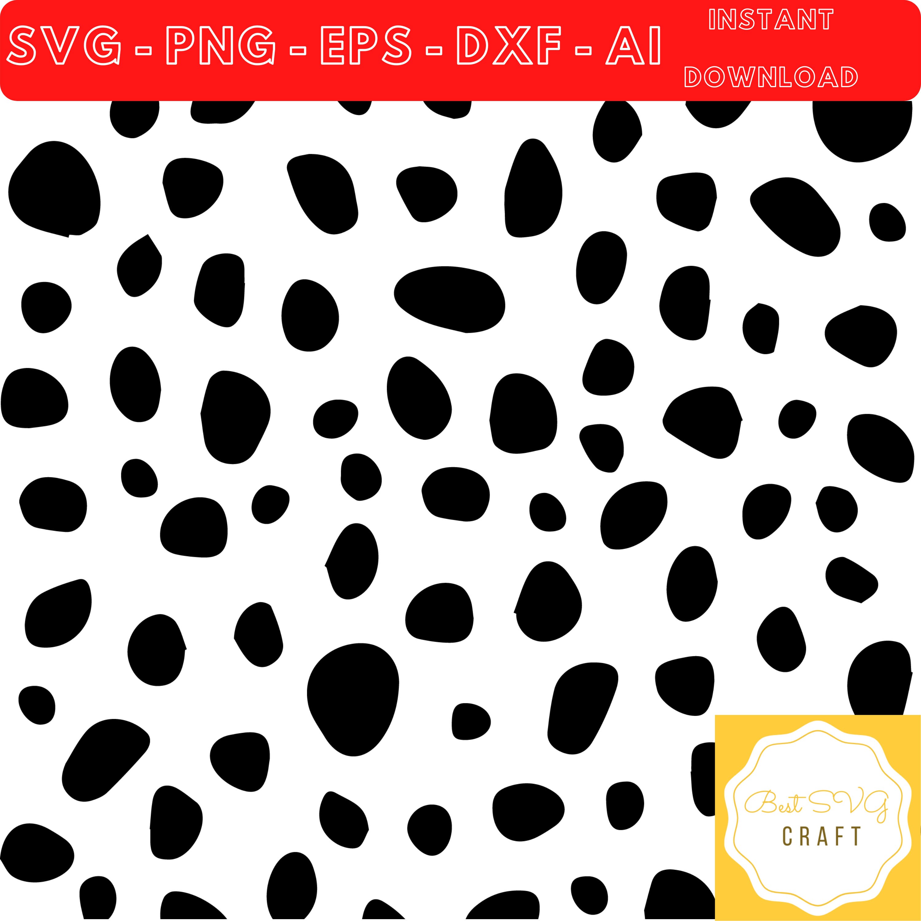 Dalmatian Spots for Shirts - Etsy