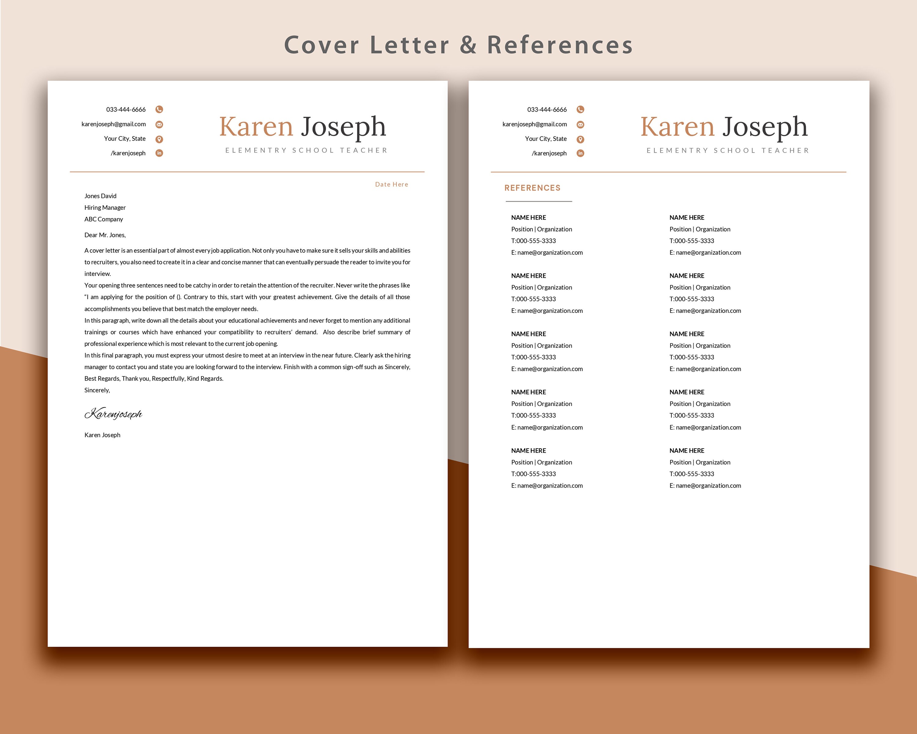 Teacher Resume Template Google Docs Resume Template Word Professional ...