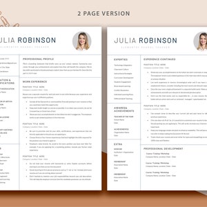 Teacher Resume Template Google Docs, Word & Pages, Teaching Resume ...