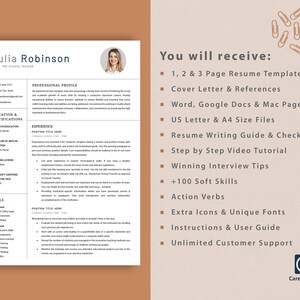 Teacher Resume Template Google Docs Word & Pages Teaching - Etsy