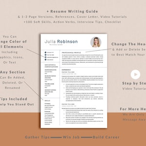 Teacher Resume Template Google Docs Word & Pages Teaching - Etsy