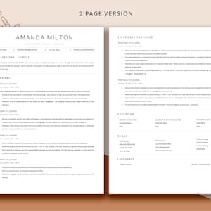 ATS Friendly Teacher Resume Template Word, Pages, Google Docs ...