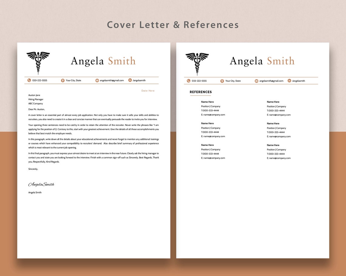 Nurse Resume Template Google Docs, Word & Pages, RN Resume Template ...