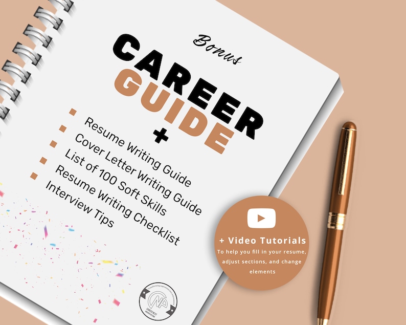 Clean Minimalist Resume Template | Modern Professional CV Template ...