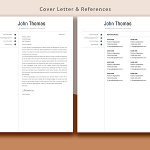 CV Template Professional Teacher Resume Template Google Docs, Pages ...