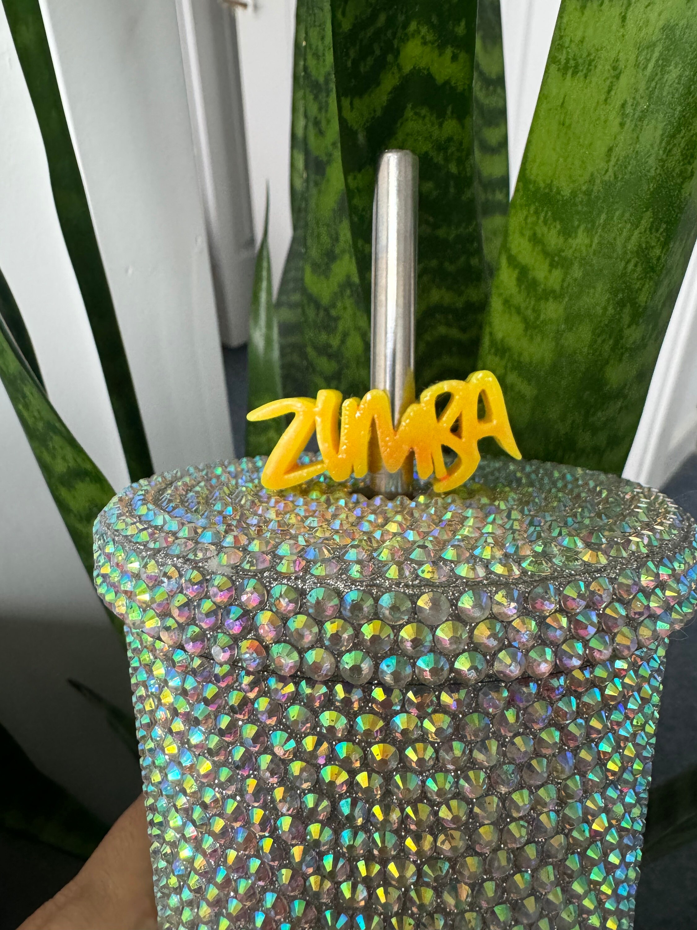 Zumba Inspired GLOW in the Dark Straw Topper | Straw Buddy | Straw ...