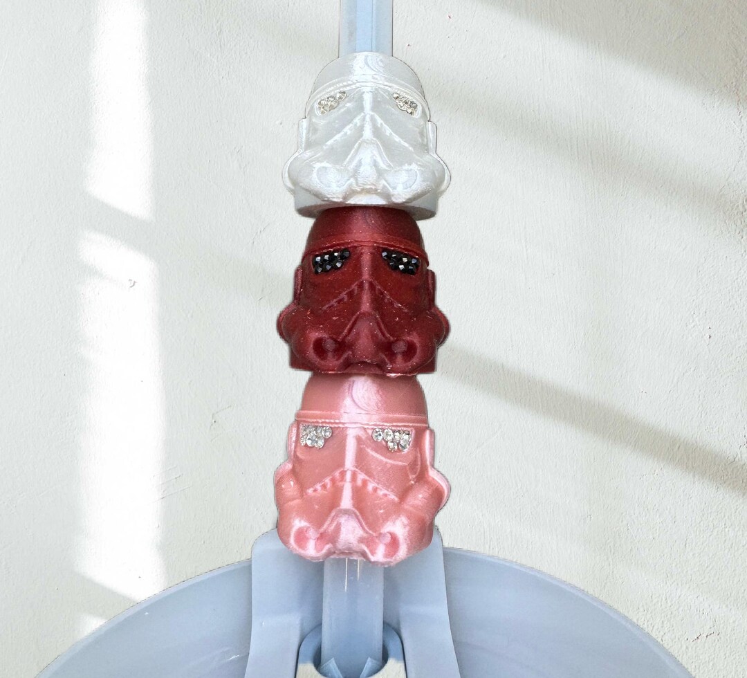 Storm Trooper Straw Topper | Straw Buddy | Straw Charm | Straw ...