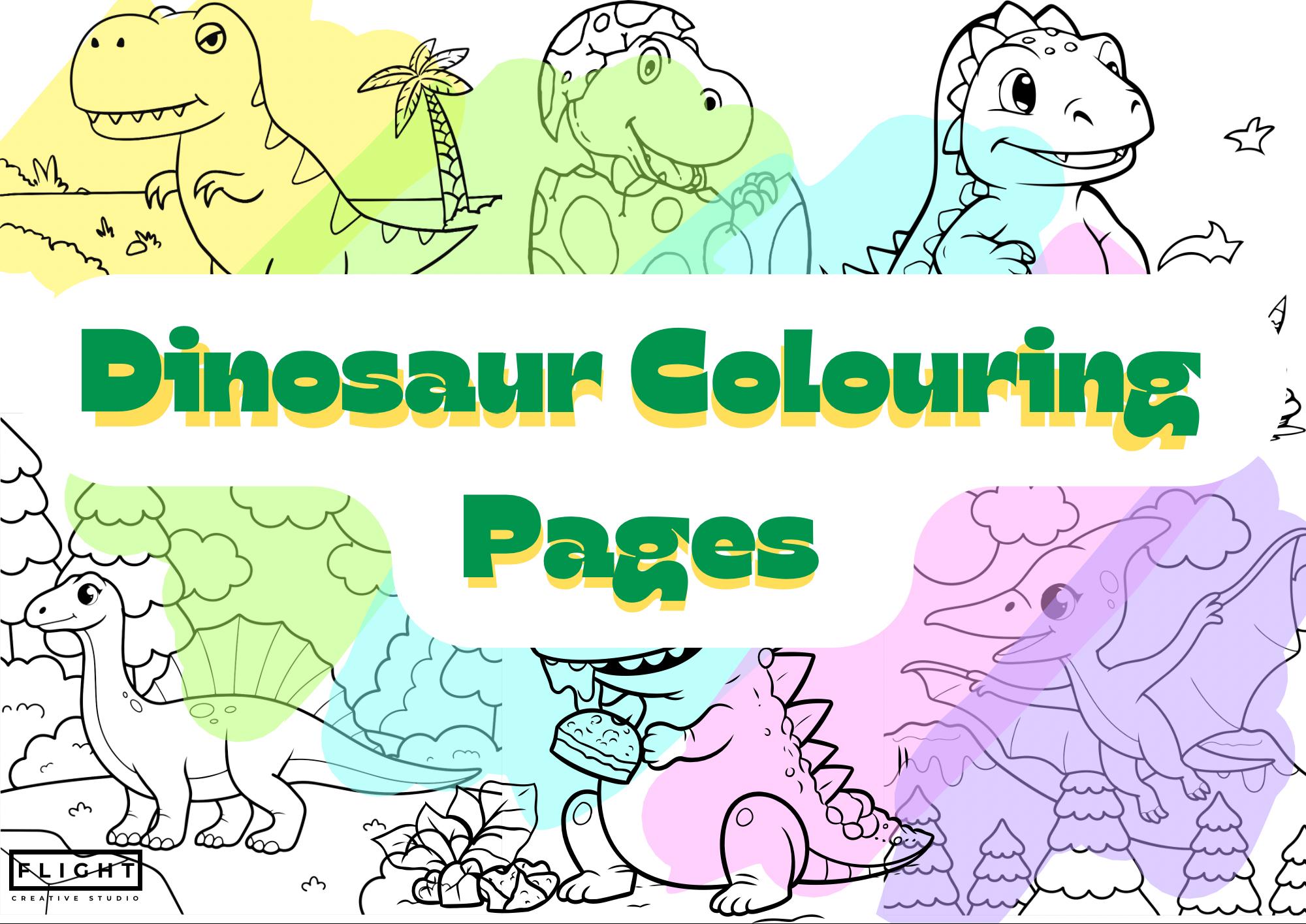 20 Dinosaur Coloring Pages for Kids | Printable Dinosaur Activity ...